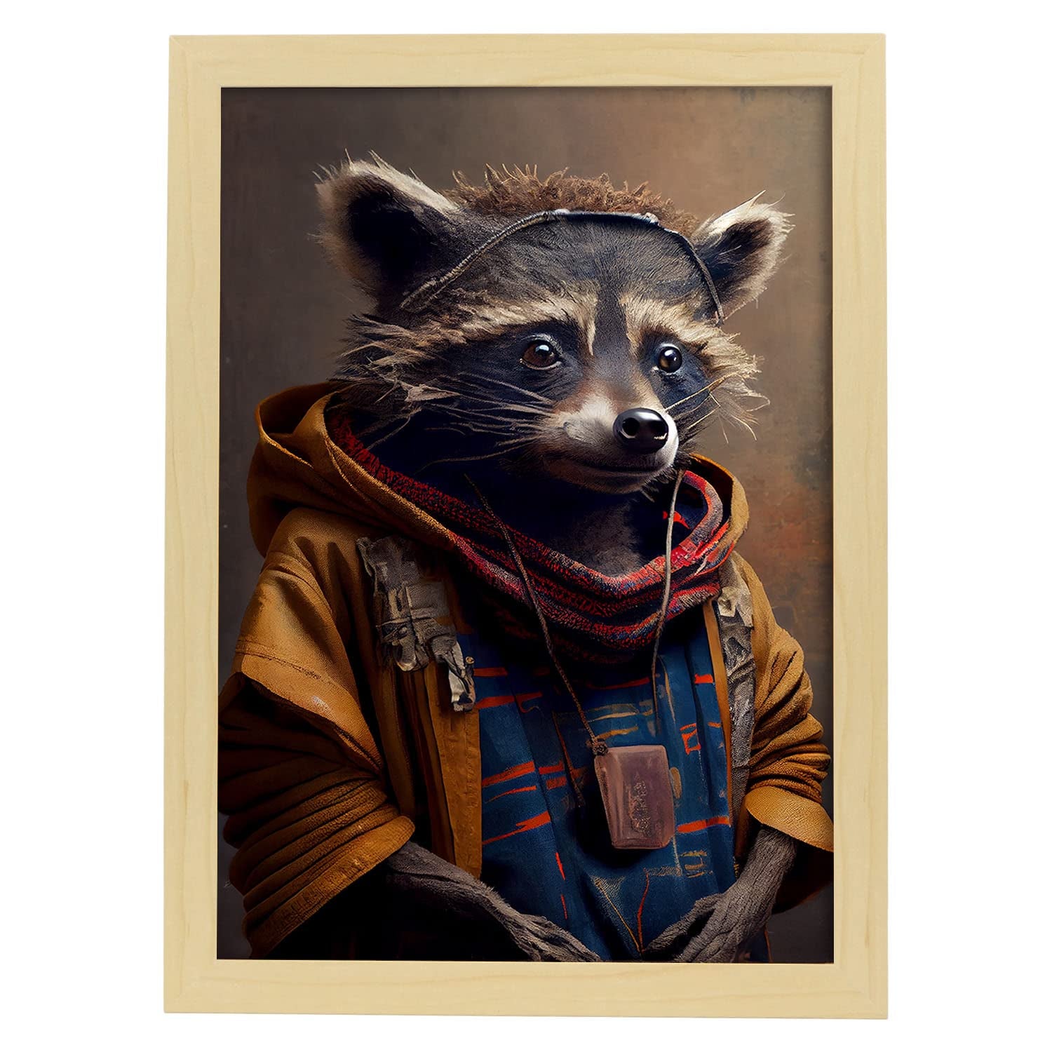 Nacnic Raton Laveur Affiche Dans Un Style De Photographie Illustrations ...