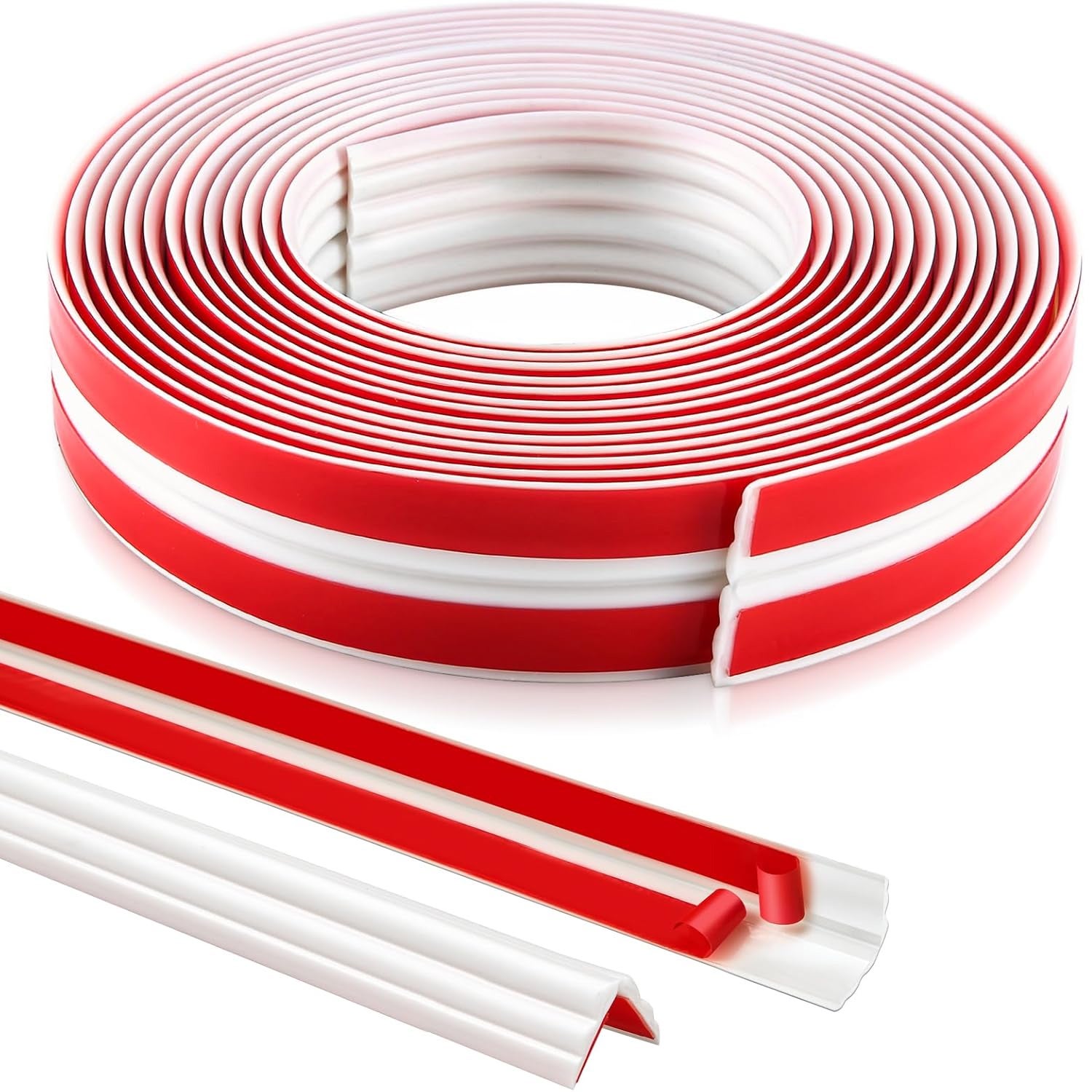 2 rouleaux 5m Moulure Angle Murale – Garniture Souple Autocollante pour ...