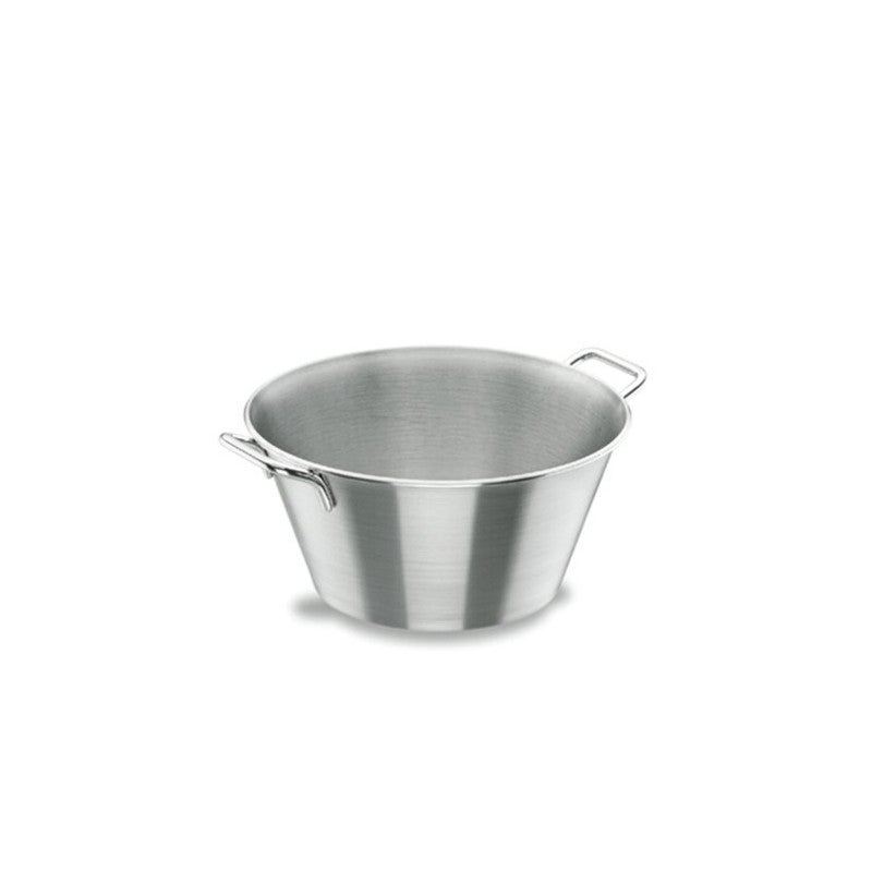 Lacor Chaudron Conique avec Poignée, Acier Inoxydable, Argent, 32 cm ...