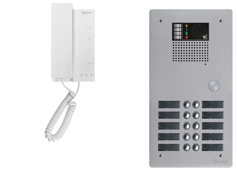 Kit interphone avec 10 combinés GOLMAR Collectif | Leroy Merlin
