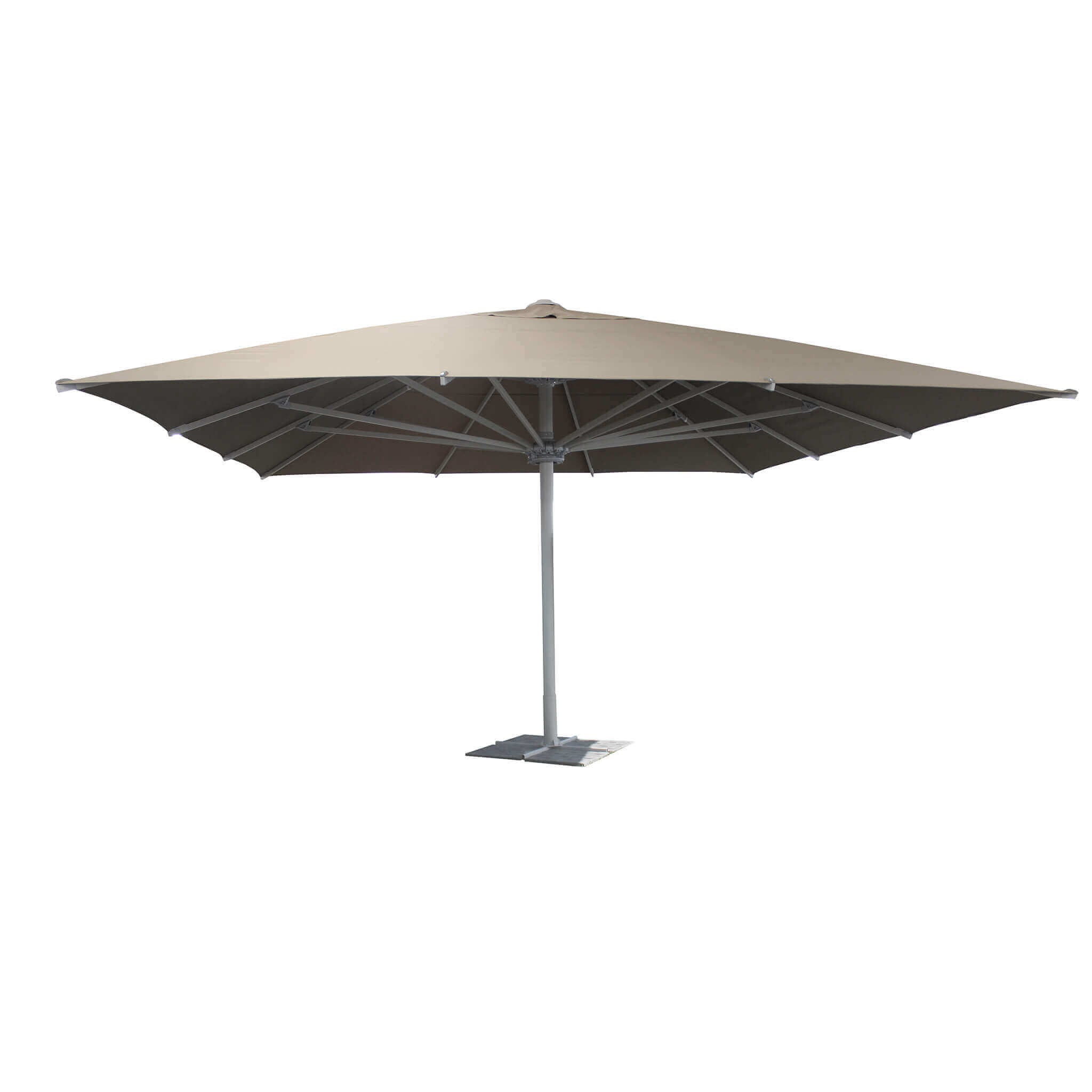 Decorspace Parasol avec mât central professionnel ''Jupiter'' 5 x 5 m ...