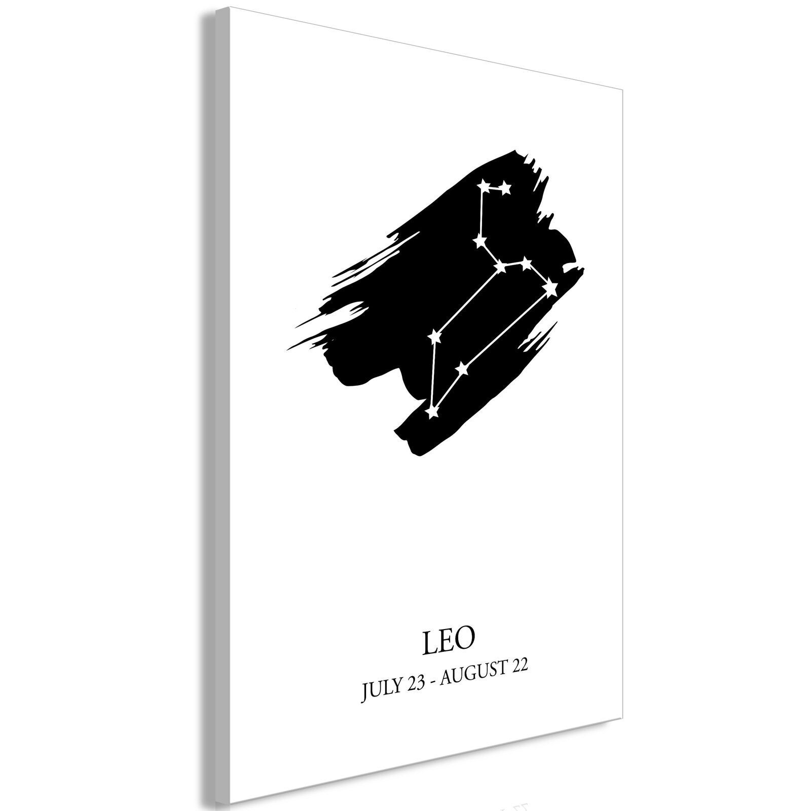Tableau signes du zodiaque lion vertical - 40 x 60 cm | Leroy Merlin
