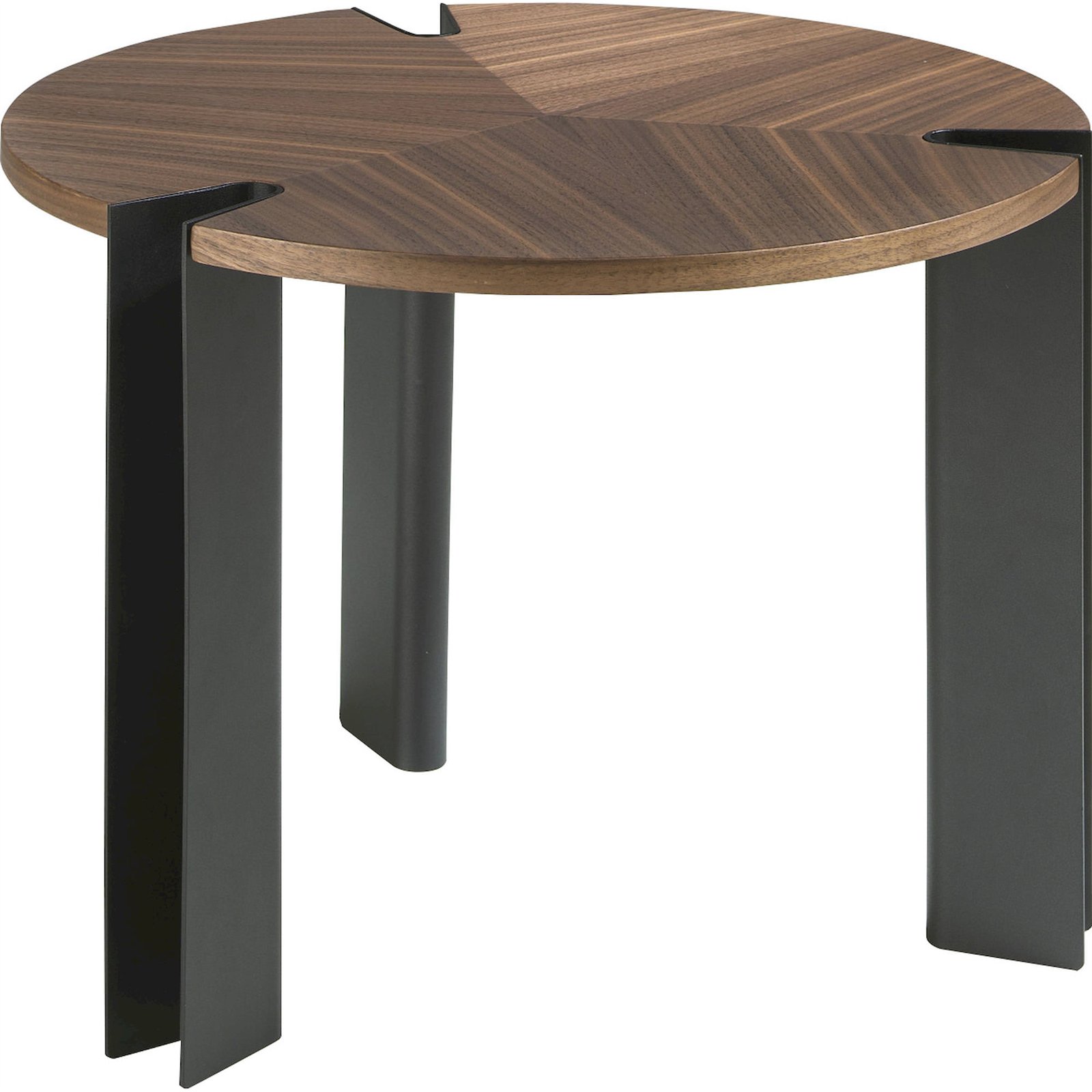 Table d'angle design moderne en noyer Angel Cerda | Leroy Merlin