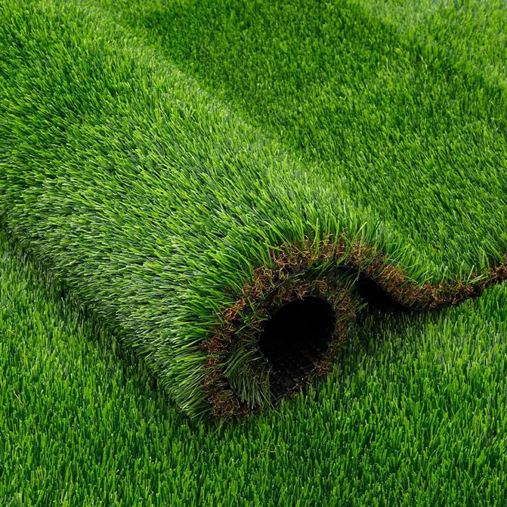 YOEVU - Césped Artificial Verde 2m x 5m, 40mm de Altura, Alta Densidad ...