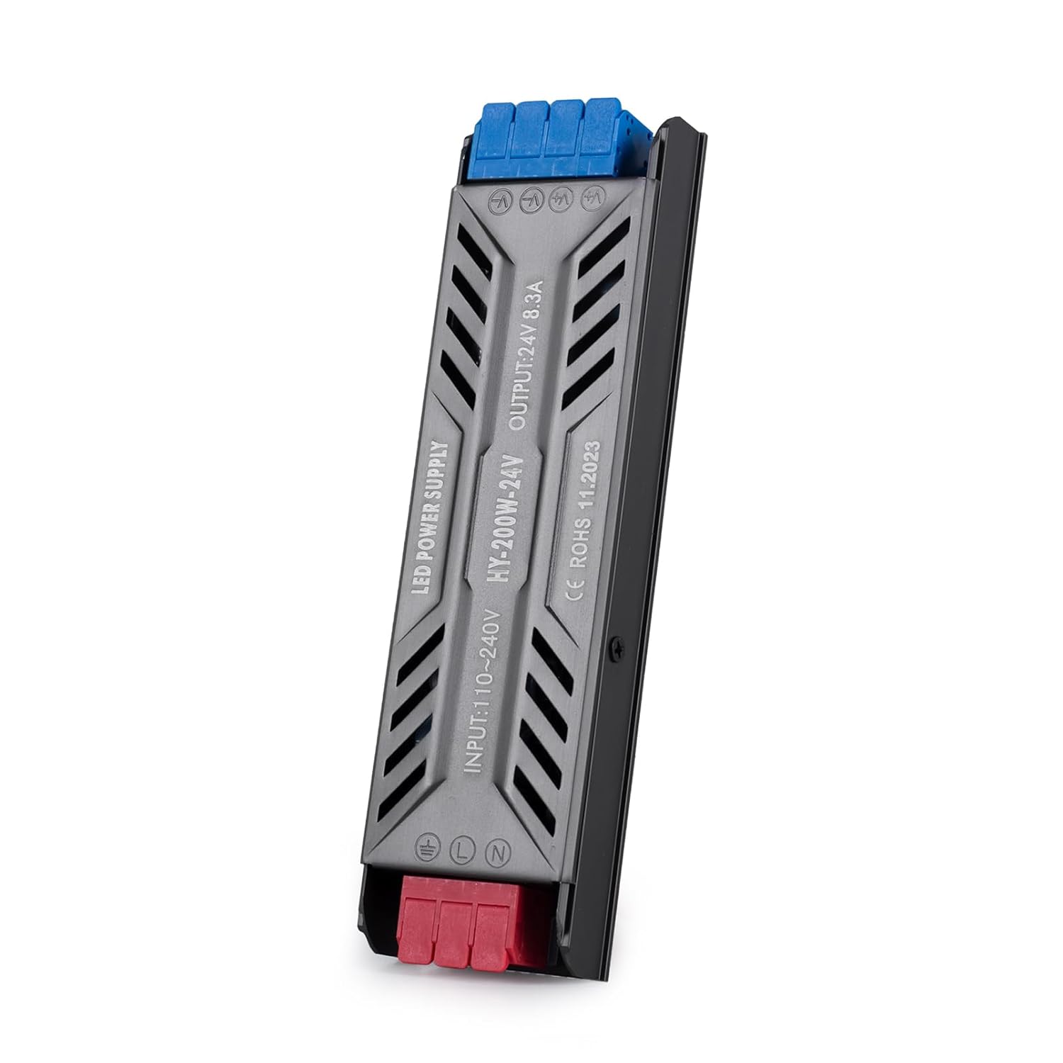 Transformateur 220V 24V LED Transfo 200W DC Convertisseur LED Driver ...