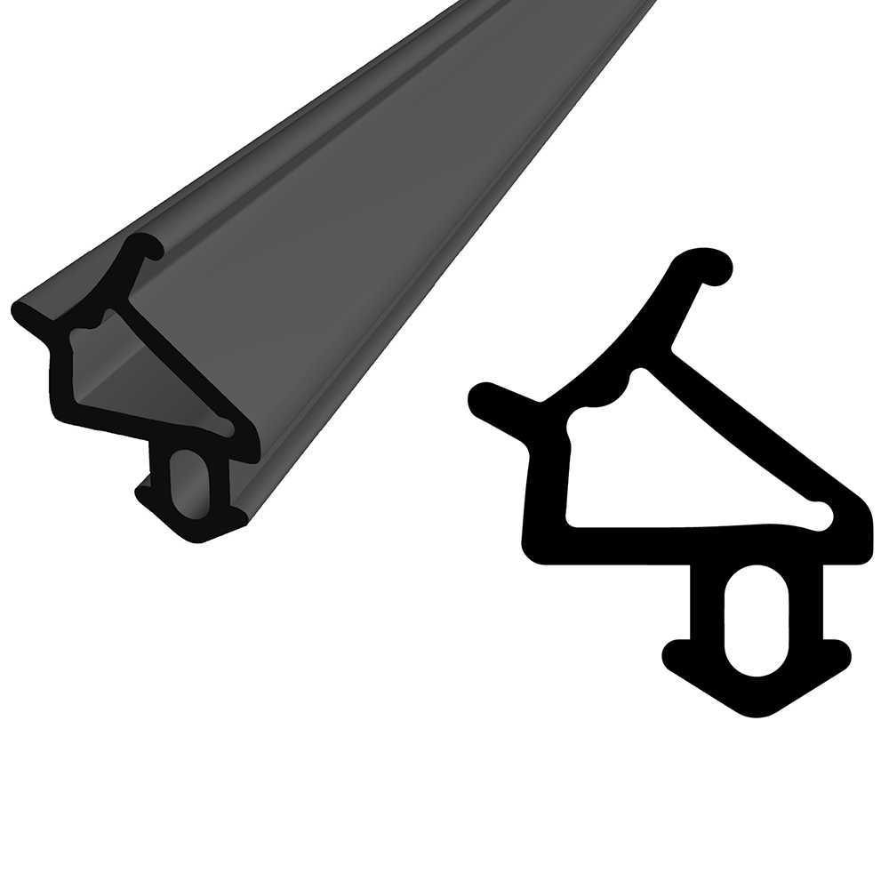 Joint de fenêtre EPDM noir WS029 1 m joint pour fenêtre joint de porte ...