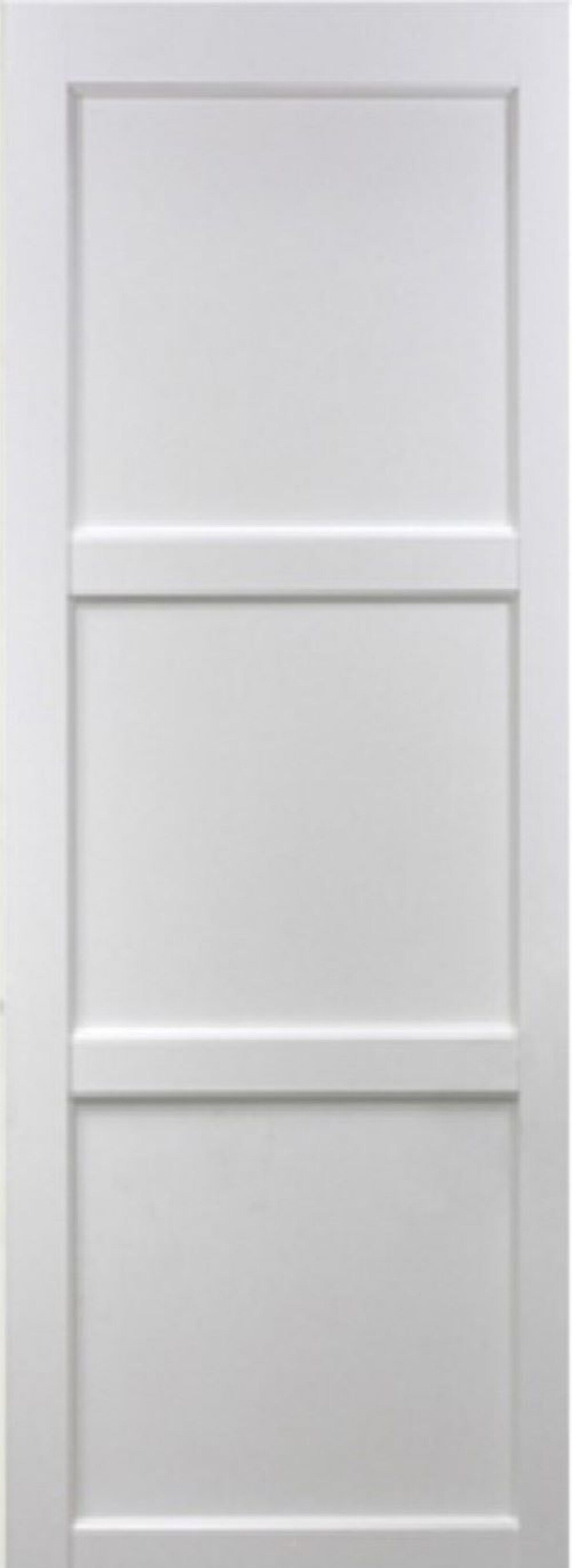 Porte Coulissante Korya Blanc 3 Panneaux H204 X L93 + Système à ...