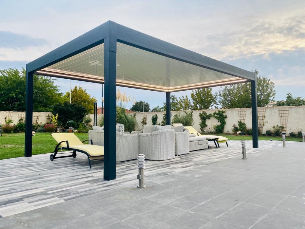 Pergola Bioclimatique NAO 6 x 4 | Leroy Merlin
