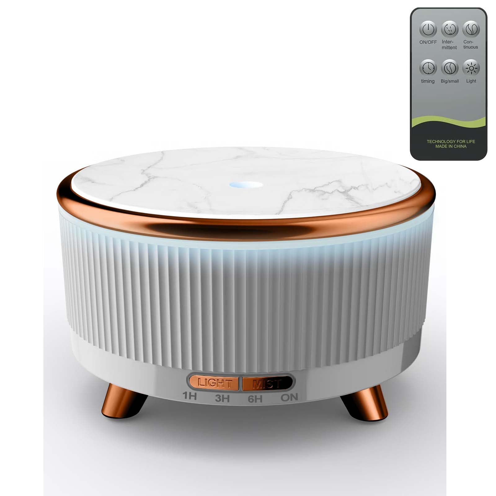 Diffuseur d'huiles essentielles 500 ML,brumisateur d'arômes pour la ...