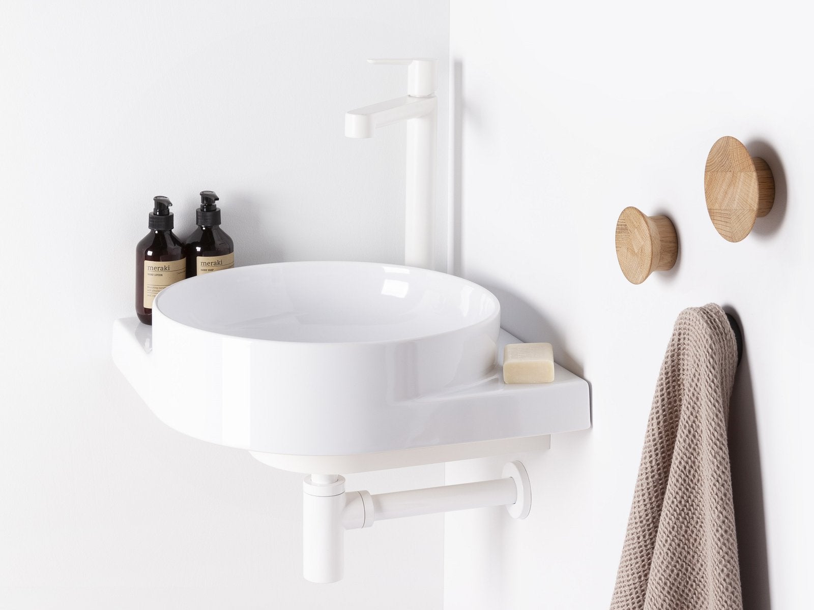 RAVAK SET Lavabo d'angle Yard 450C + console blanc | Leroy Merlin