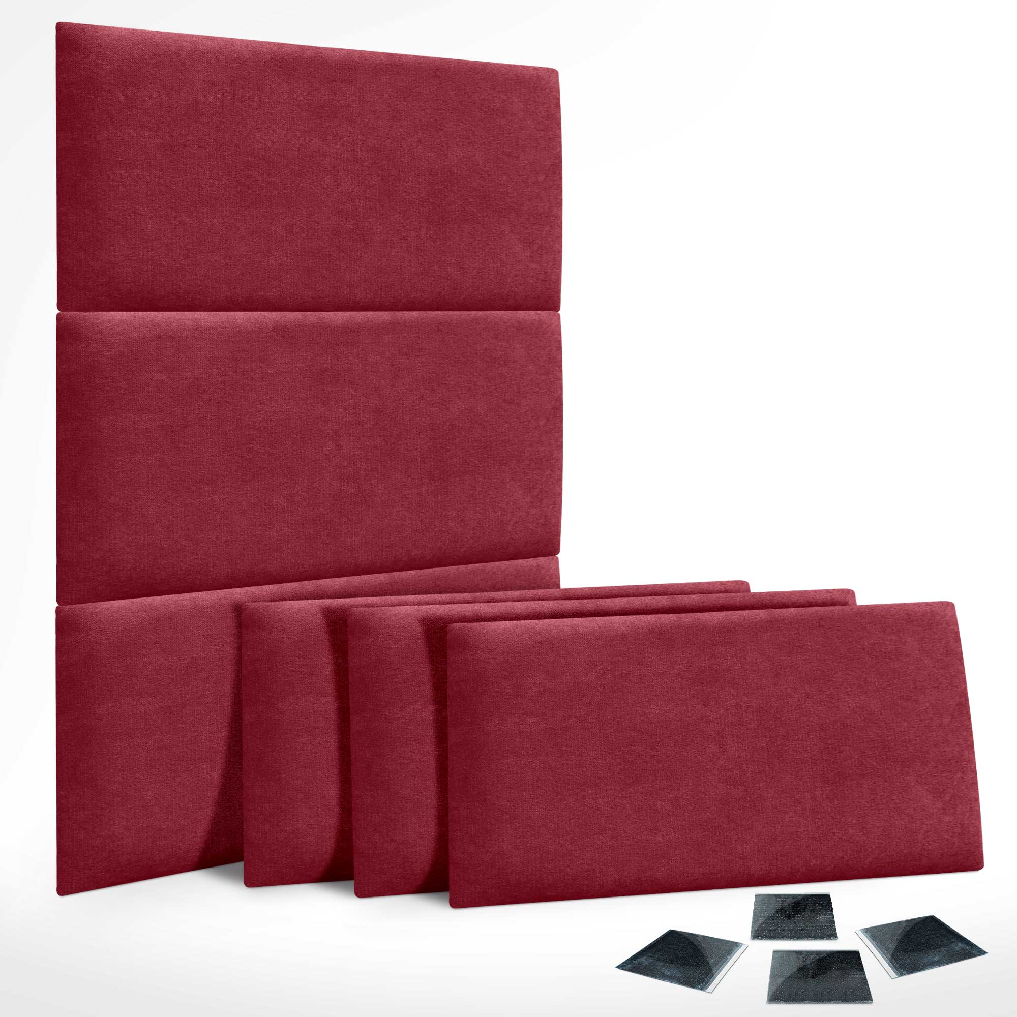 DHOME juego de 6 Paneles Tapizados de Tela Autoadhesivos para Pared ...