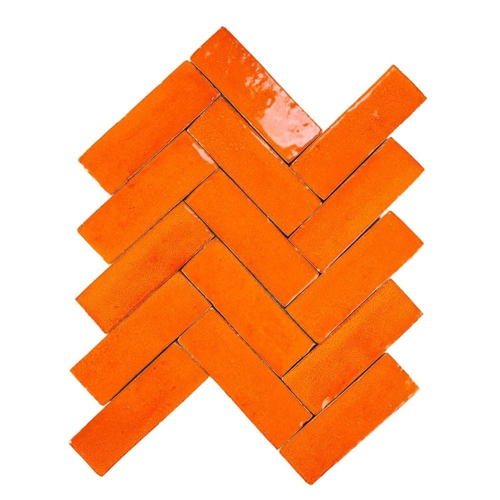 Zellige Marocain - Bejmat 4,7x14,5 cm - Carrelage mur - Terre De ...