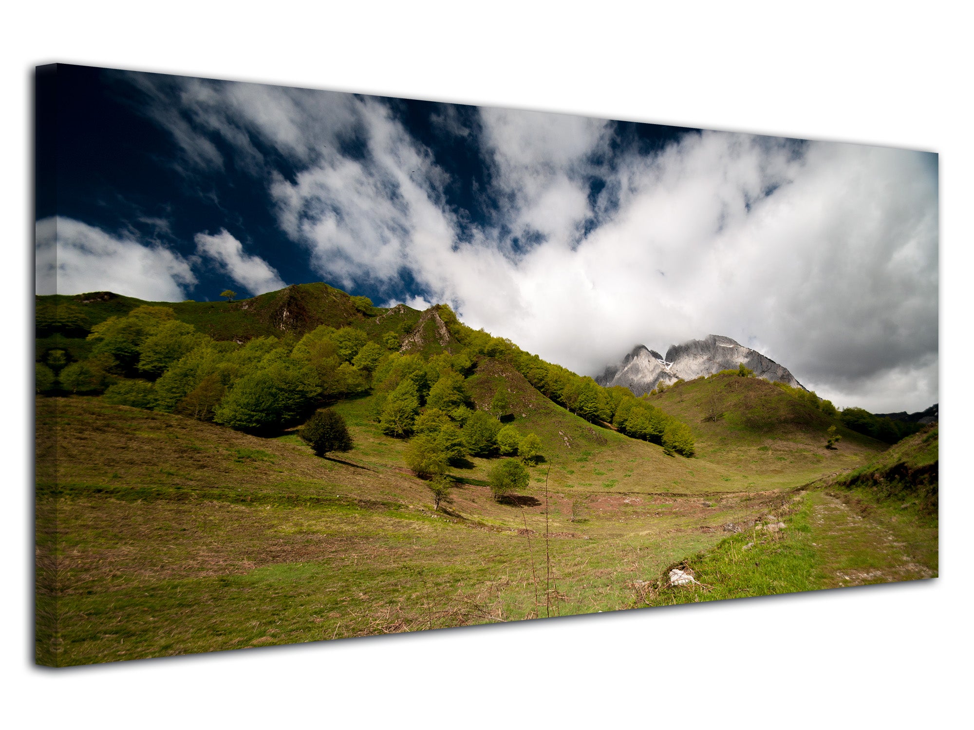 DECLINA, Tableau toile imprimée paysage, Tableau photo montagne VALLEE ...
