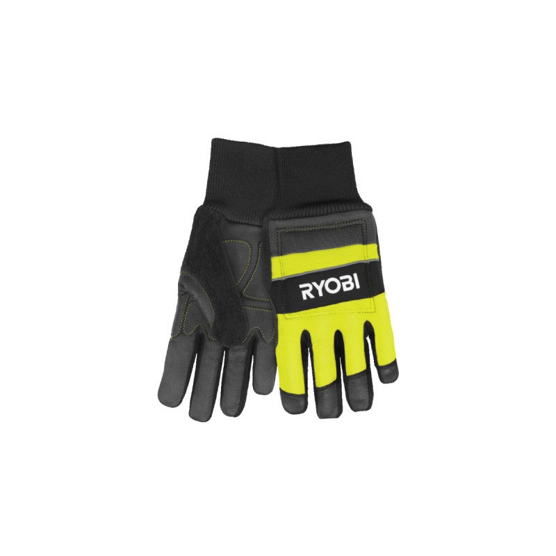 Gants anti-coupures RYOBI - RAC258XL - pour tronçonneuses - Taille XL ...