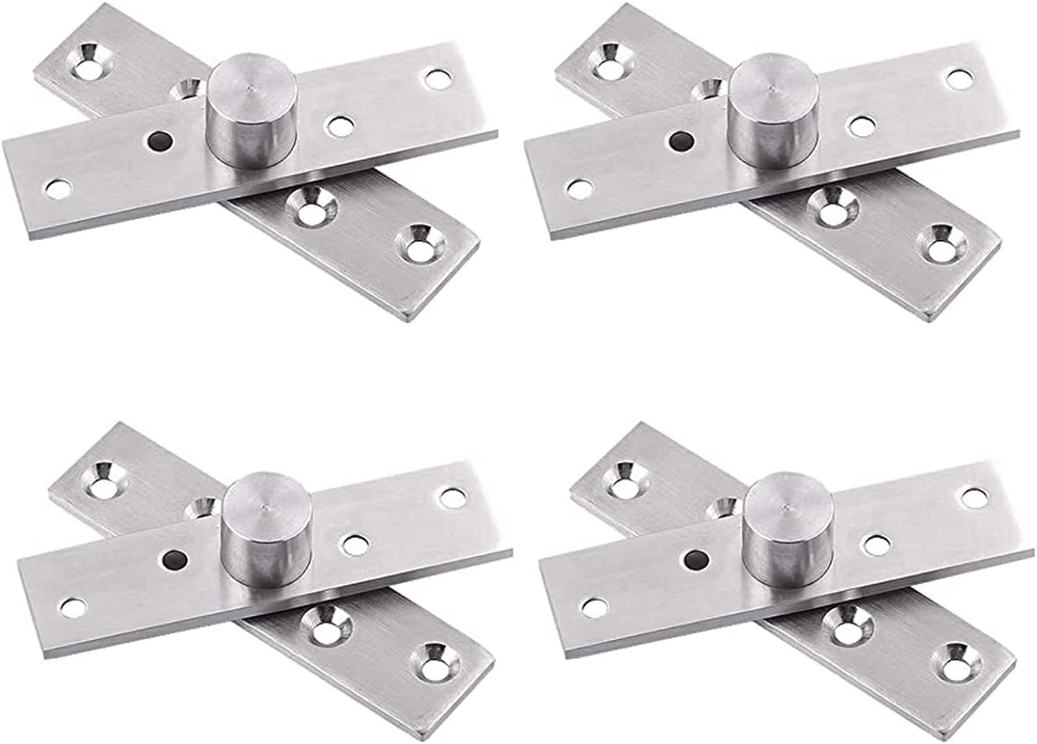 Charnières Pivot Porte à Rotation Cachée de 360 Degrés 4 PCS Pivot ...
