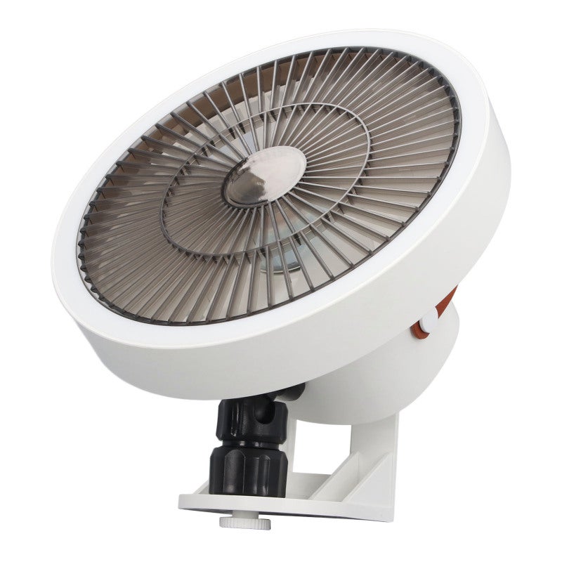 Ventilador de pared pequeño con mando a distancia, oscilante y luz ...