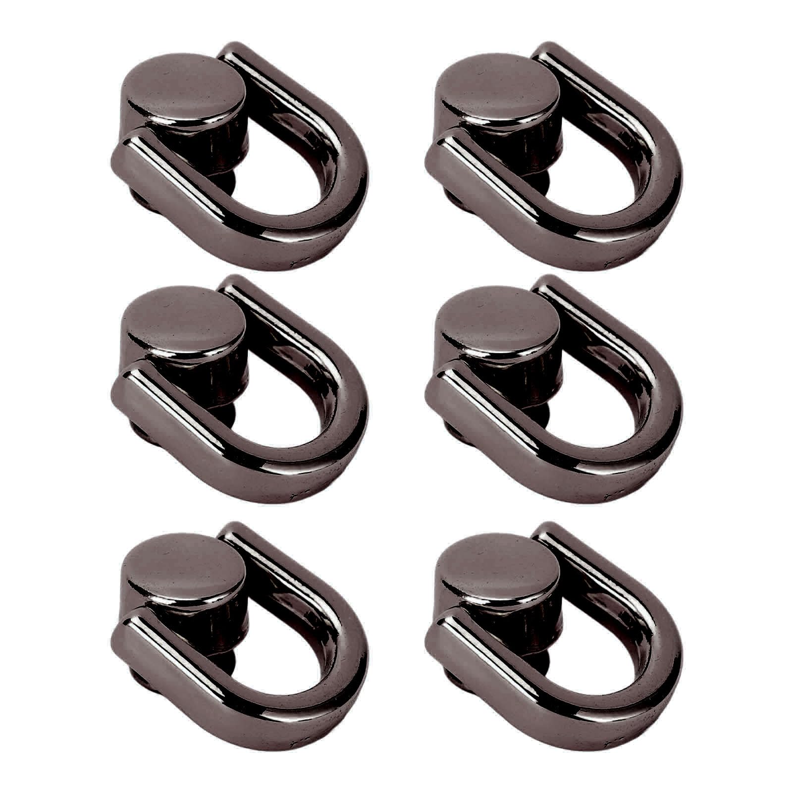 20PCS D Ring Rivet 16x9.5mm Zinc Alloy et Iron Rivet Button Ball Stud ...