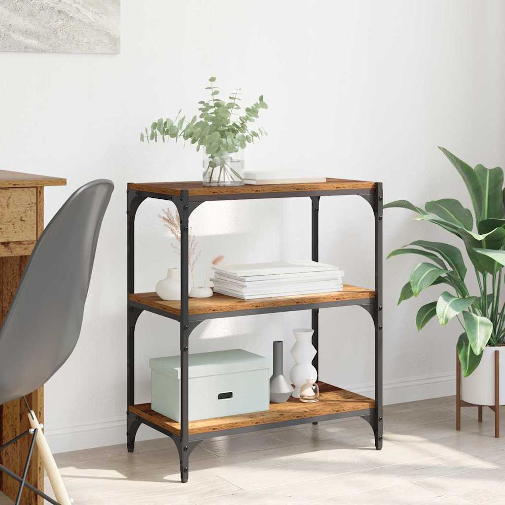 Bibliothèque Bois ancien 60 x 33 x 70,5 cm | Leroy Merlin