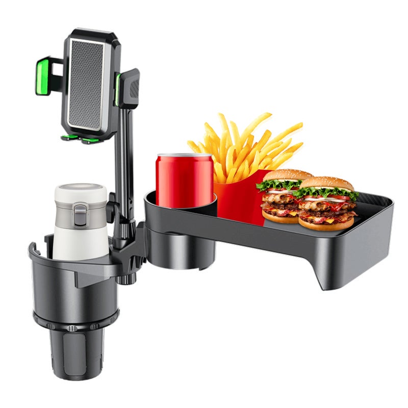 Porte-gobelet voiture extensible, plateau rotatif 360°, support ...