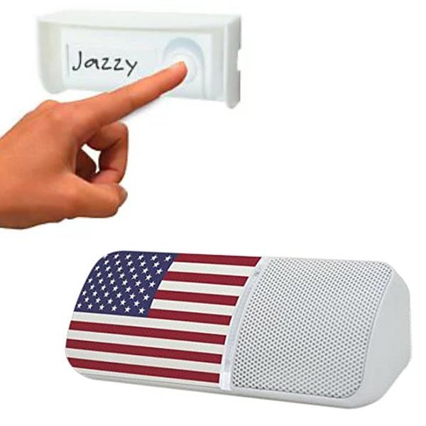 Carillon blanc Jazzy 100 USA EXTEL Sonnette de porte Sans Fil Portée ...