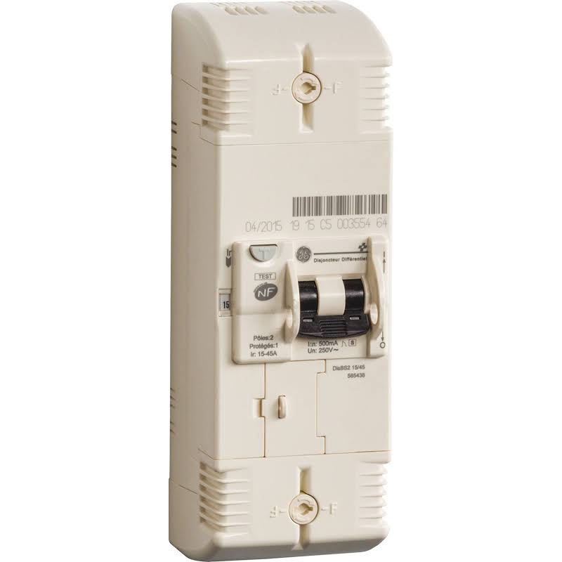 General Electric 585438 Disjoncteur de branchement EDF type 2P - 15-30 ...