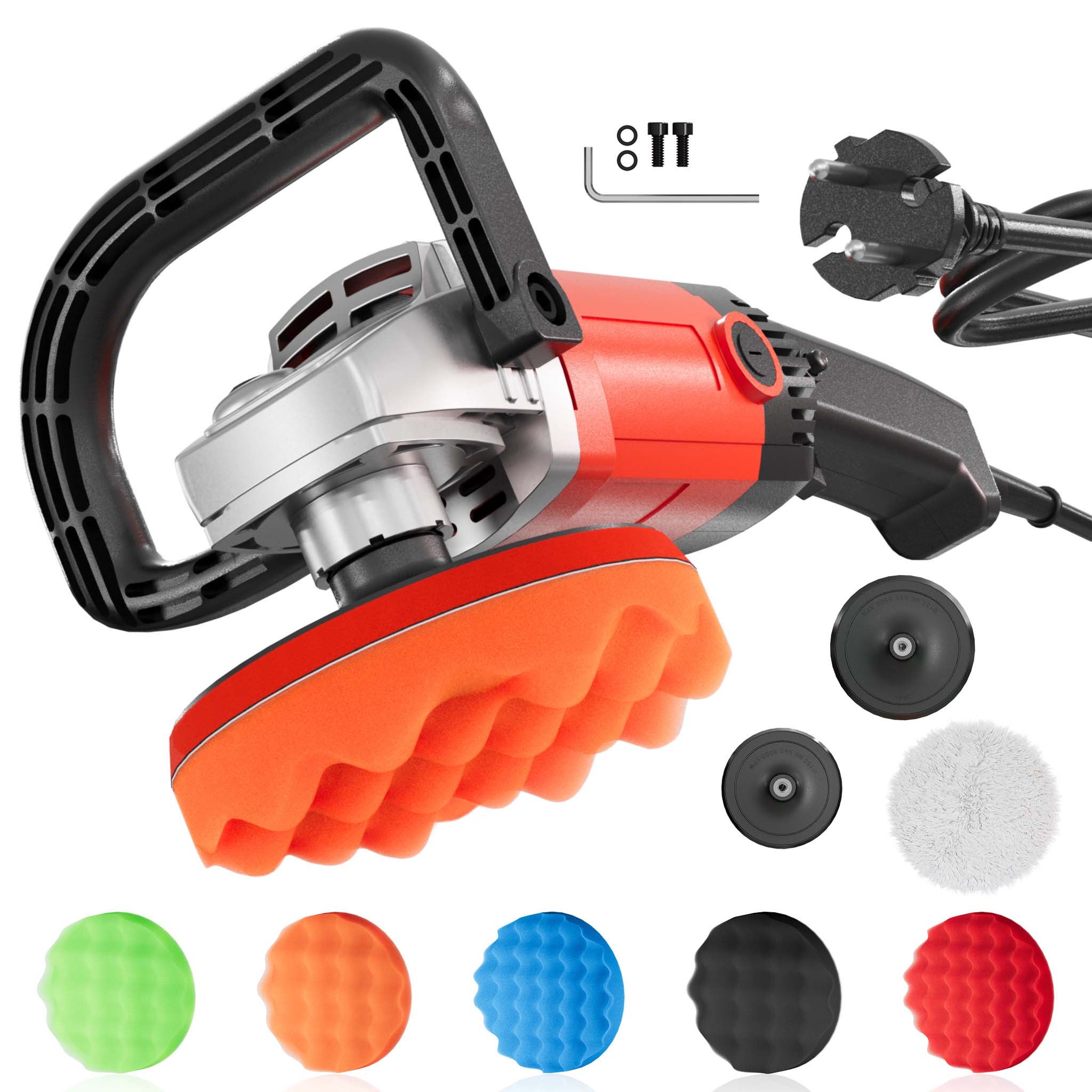 XPOtool Machine Polir Meuleuse 1200W 3000 tr./min Polisseuse 6 Niveaux ...