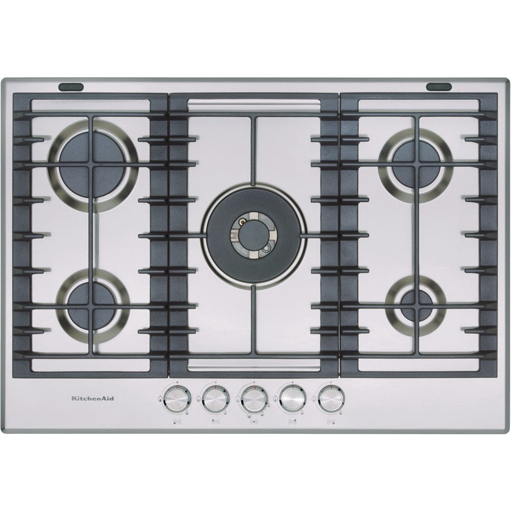 Kitchenaid KHMP5 77510 Piano cottura a gas 5 fuochi 75 cm, centrale ...