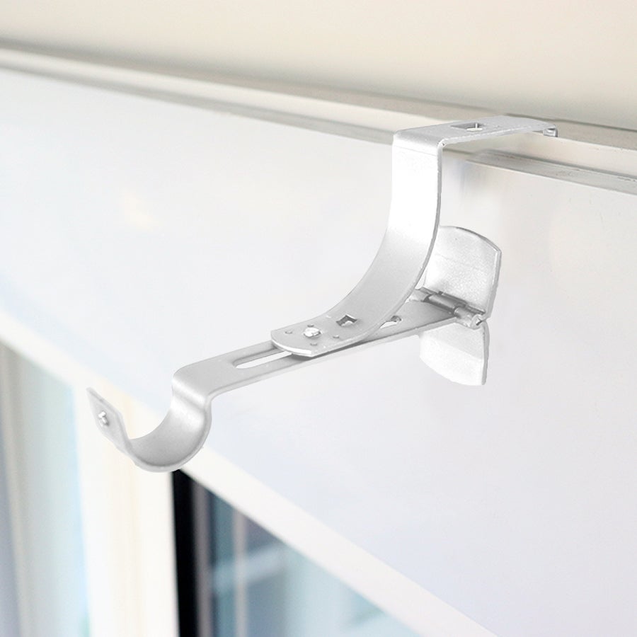 2 Supports de Tringle à Rideaux, Sans Perçage, Blanc, pour Coffre de ...