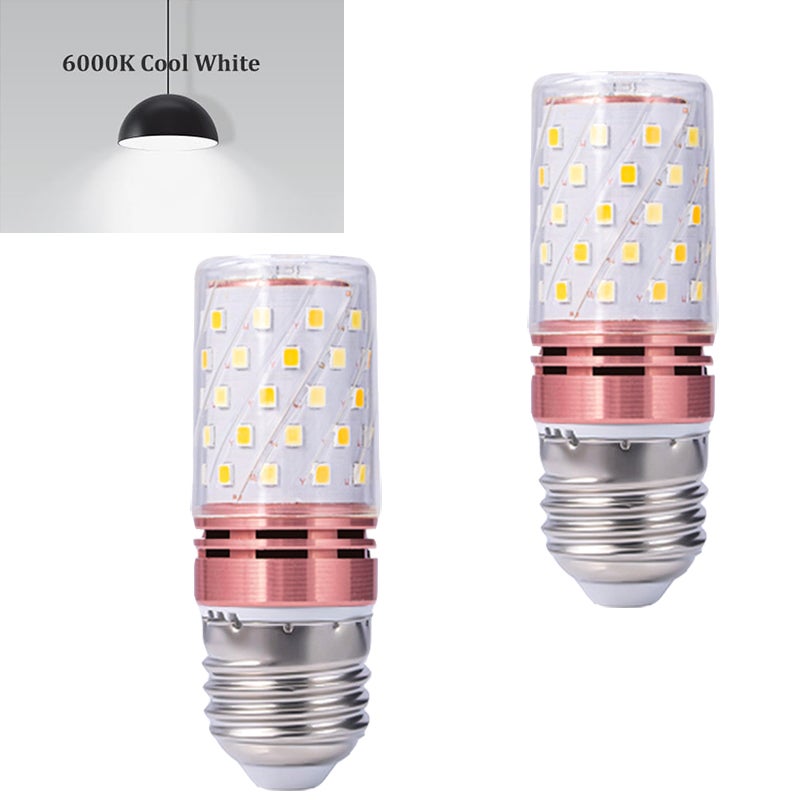 Pack de 2 bombillas LED, 16 W, 1600 lm, casquillo E27, equivalente a una bombilla halógena de ...