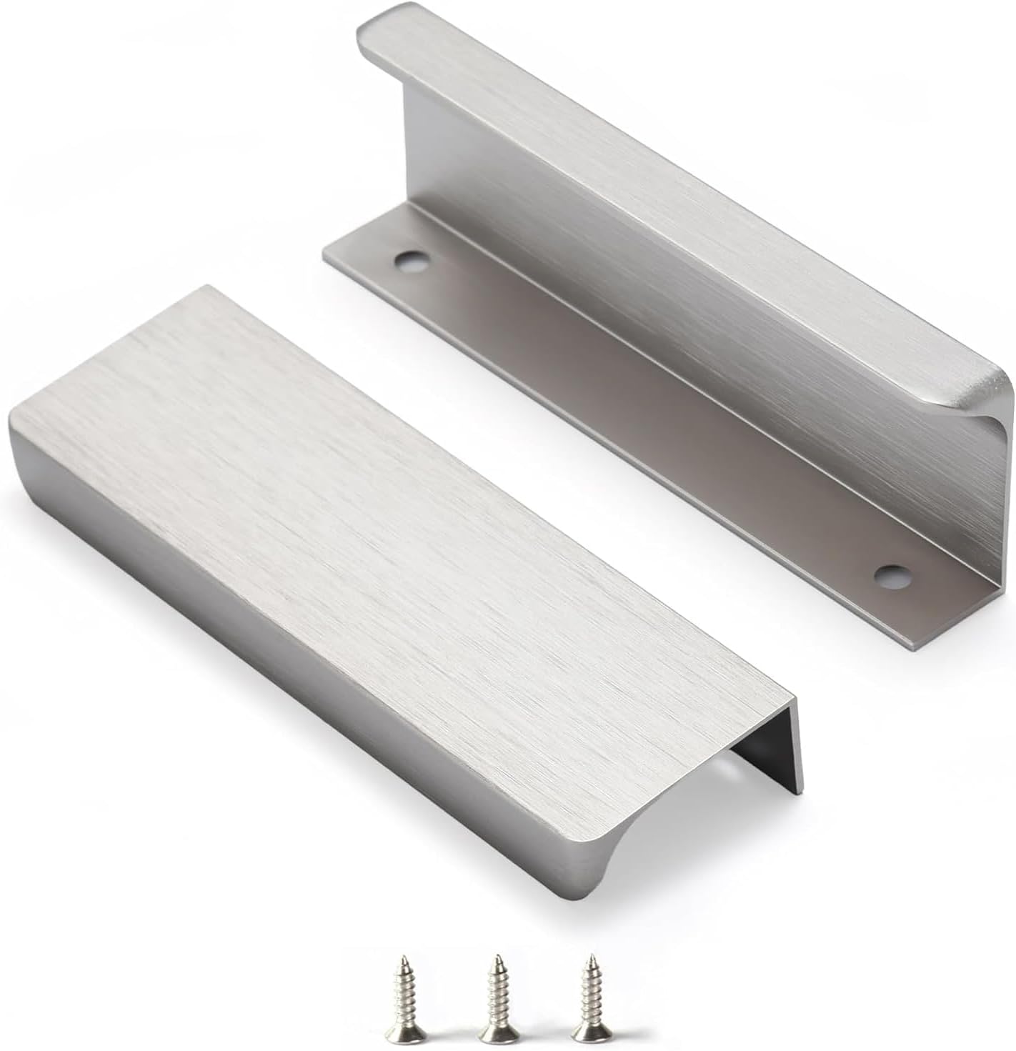 Poignées argent mat - Convient à tous types de meubles tels que ...