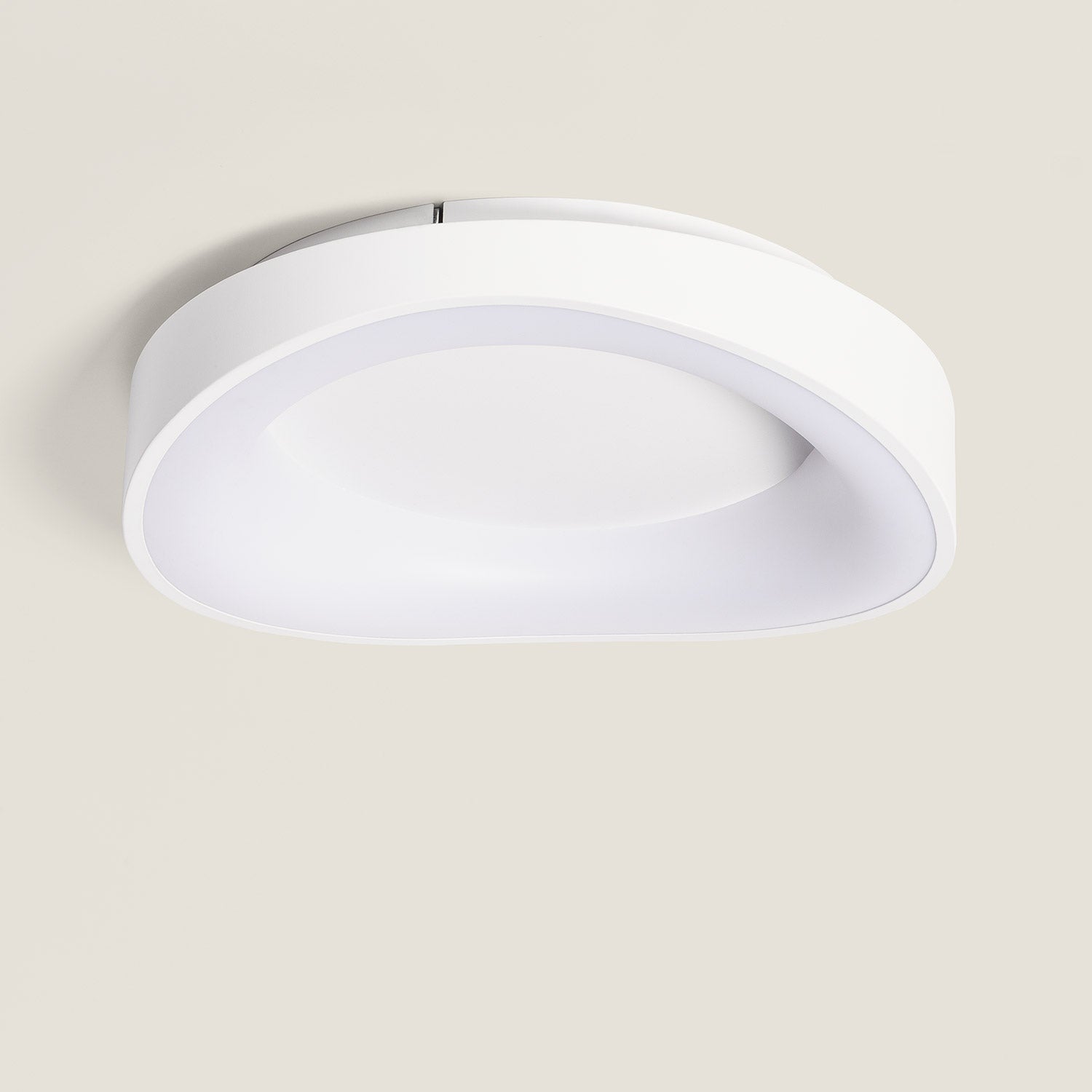 Plafonnier LED 17W Rond Ø400 mm CCT Sélectionnable Unay | Blanc | PC ...