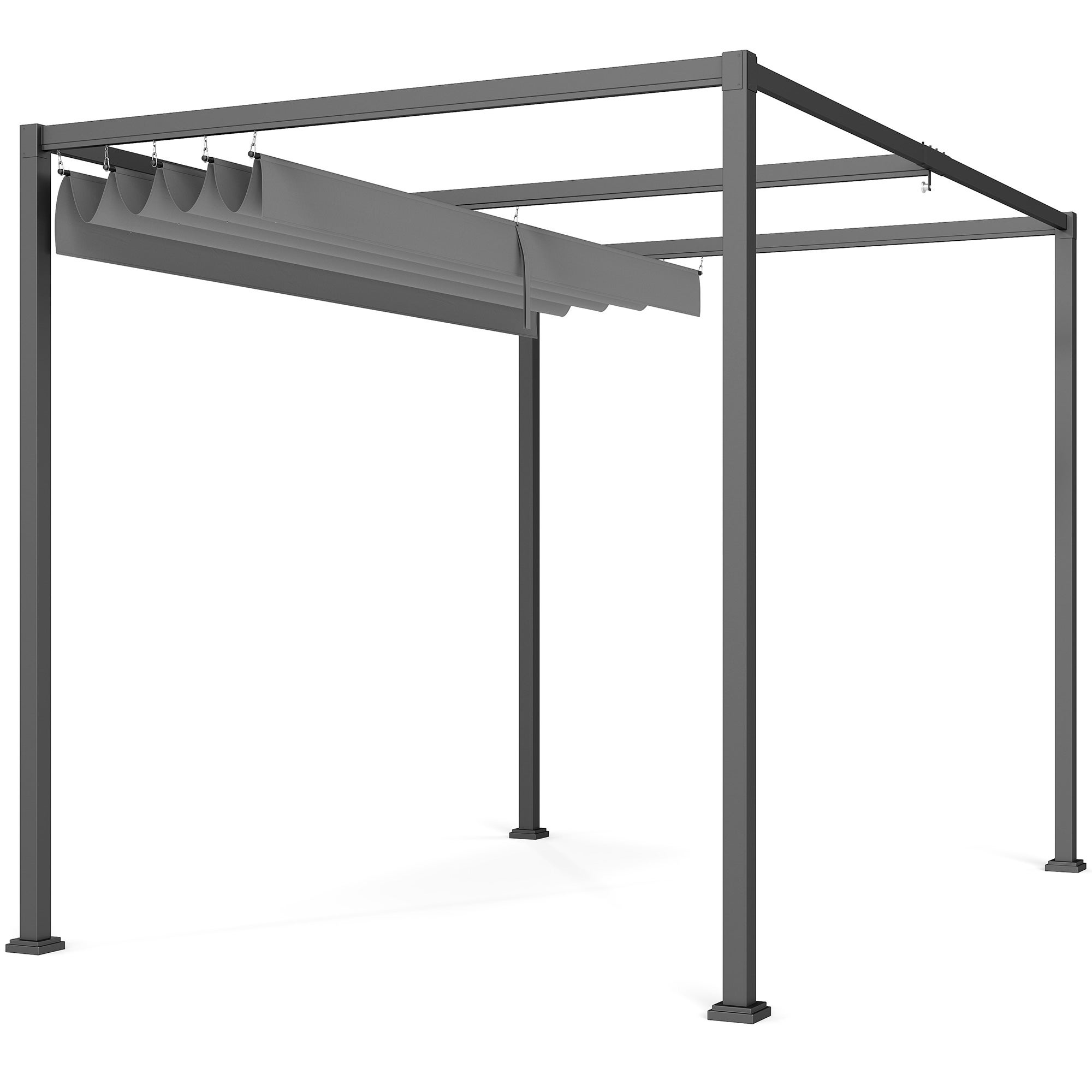 Pergola 3x2 m jardin toit métal réglable protection UV ombrage terrasse ...