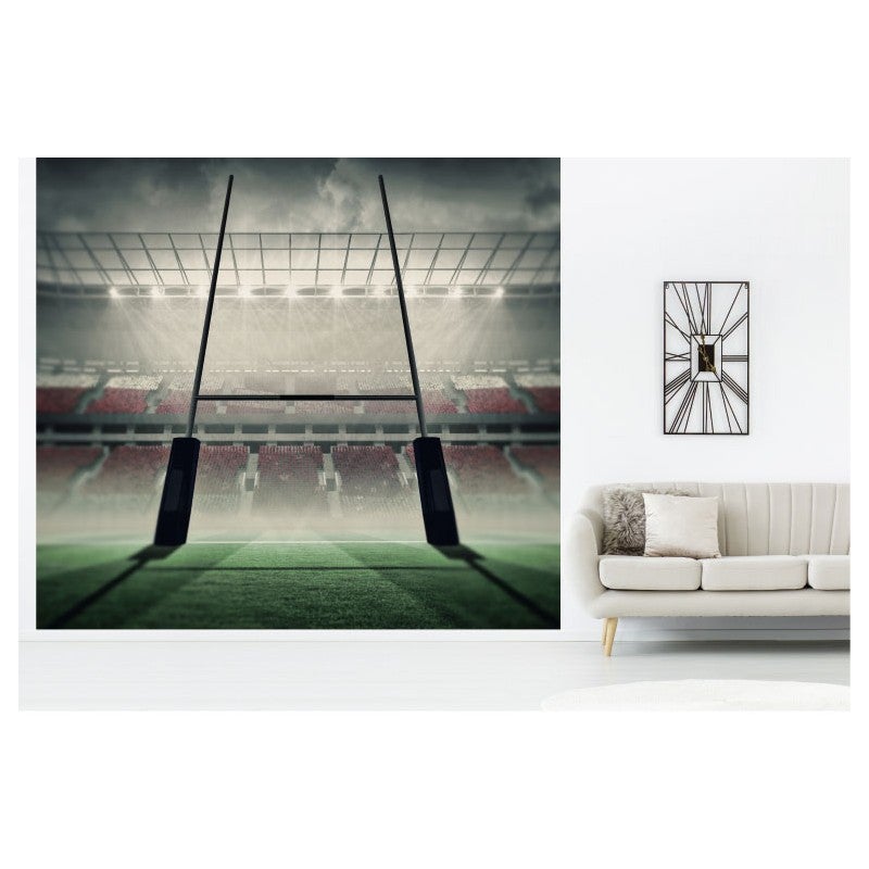 Papier peint intissé STADE DE RUGBY 300 x 270 cm (LxH) - Tapisserie ...