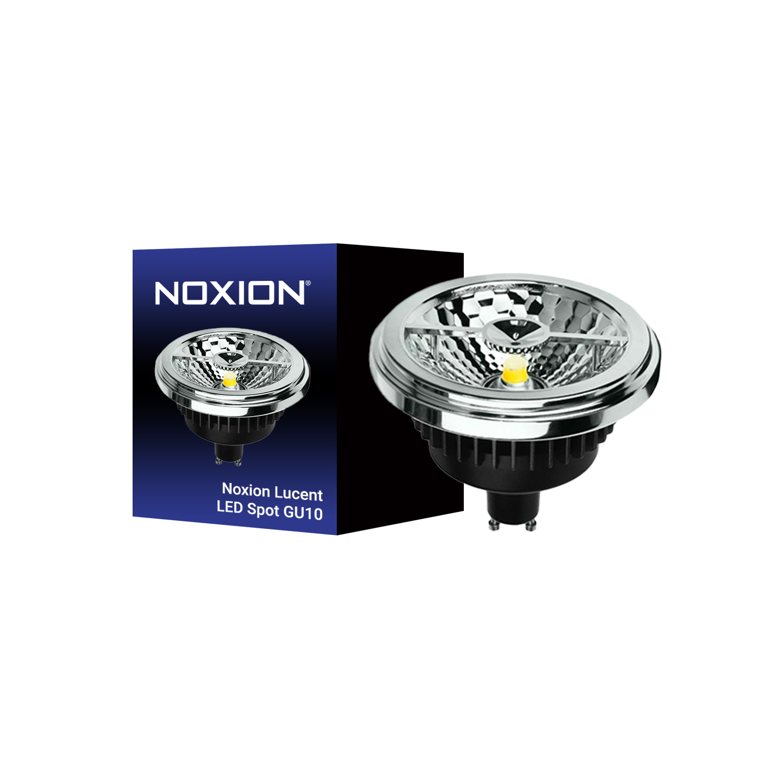 Noxion Lucent Spot LED GU10 AR111 12W 600lm 40D - 930 Blanc Chaud ...