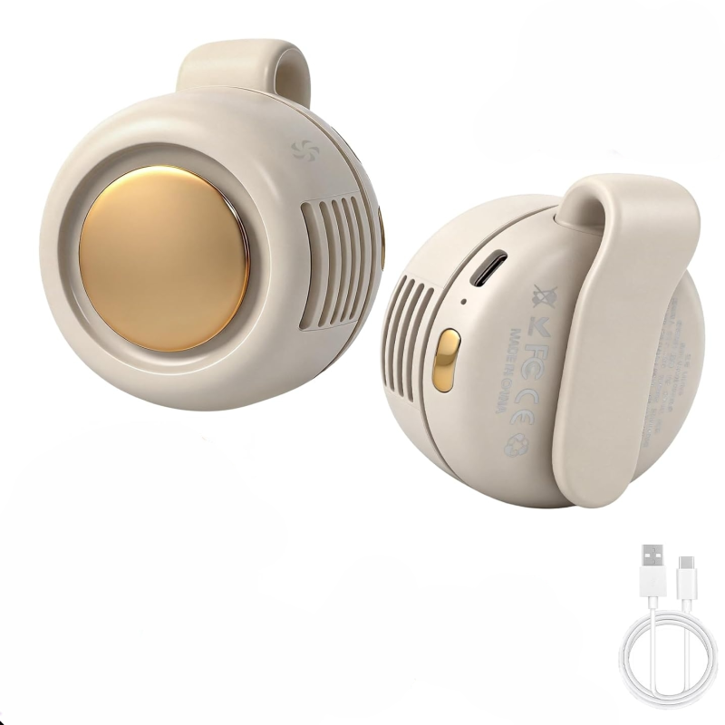 Ventilador pequeño portátil Cyclone con hebilla, mini ventilador de ...