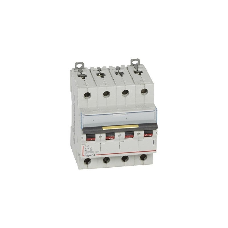 Disjoncteur DX³10000 - 16A - 4P - Courbe C - Vis/Vis | Leroy Merlin