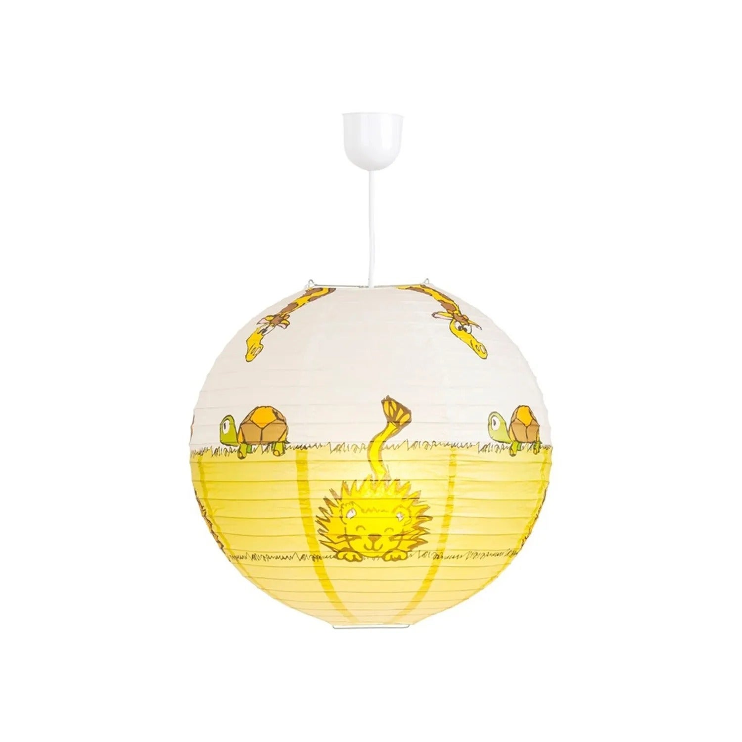 Abat-jour enfant LEON Papier Multi 40cm IP20 Rabalux - pour suspension ...