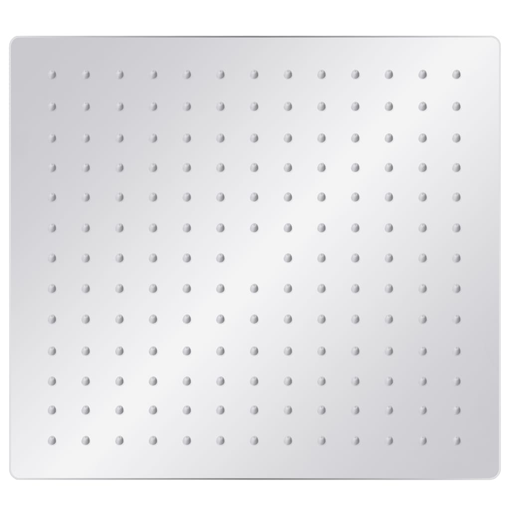 Pommeau de douche carré en acier inoxydable 304 30x30 cm | Leroy Merlin