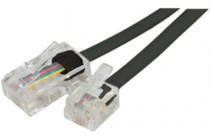 Câble rj45 rj11 téléphone 10m noir CONECTICPLUS | Leroy Merlin
