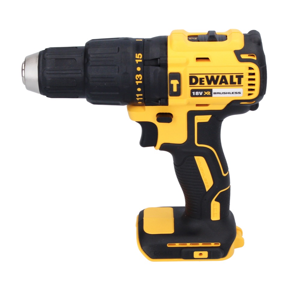 DeWalt DCD 778 D2T Perceuse Visseuse a percussion 18 V 65 Nm sans balai 2x Batteries 2.0 Ah Chargeur Coffret TSTAK Leroy Merlin