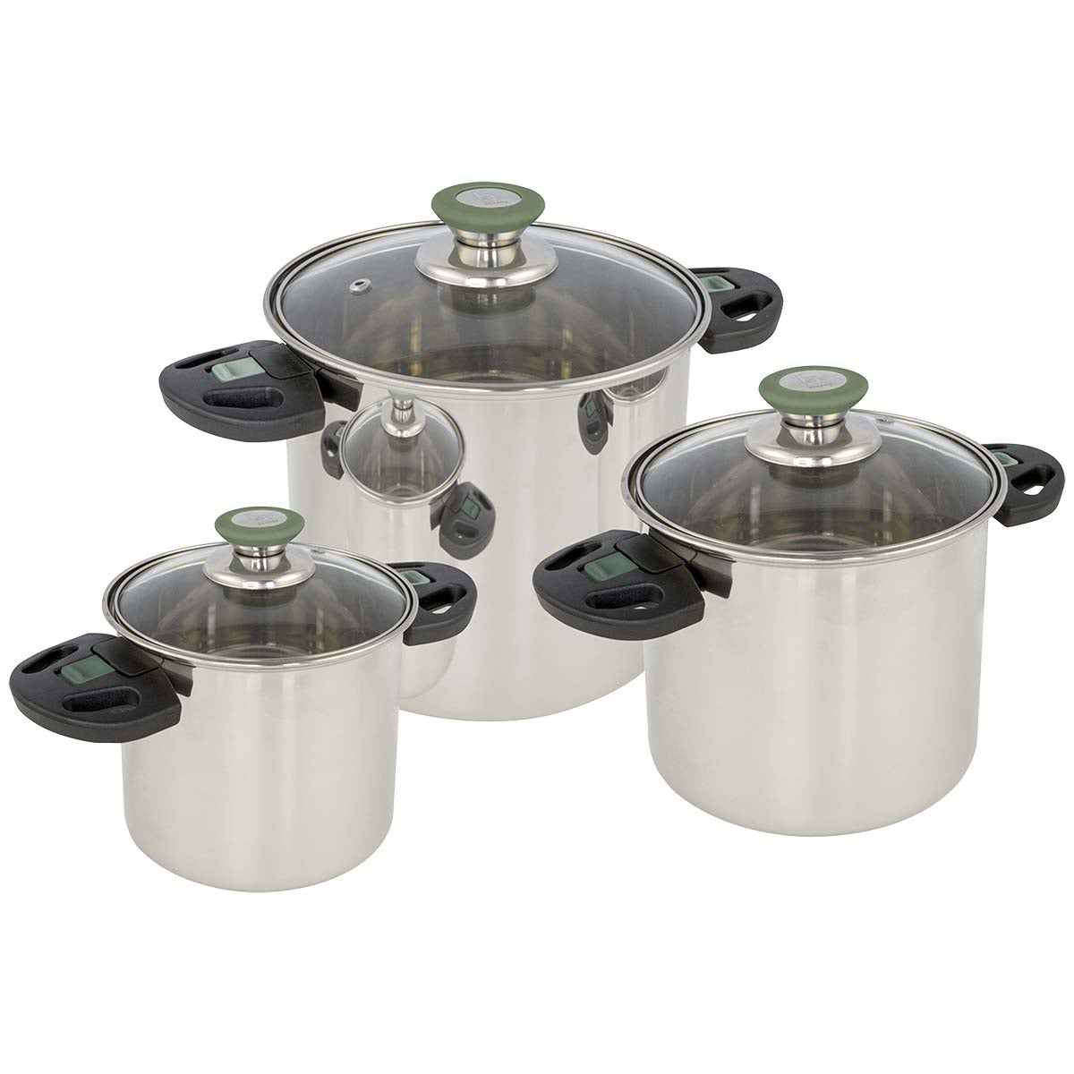 Bo-Camp - Batterie de cuisine - Élégance Compact 3 - 3 pièces | Leroy ...