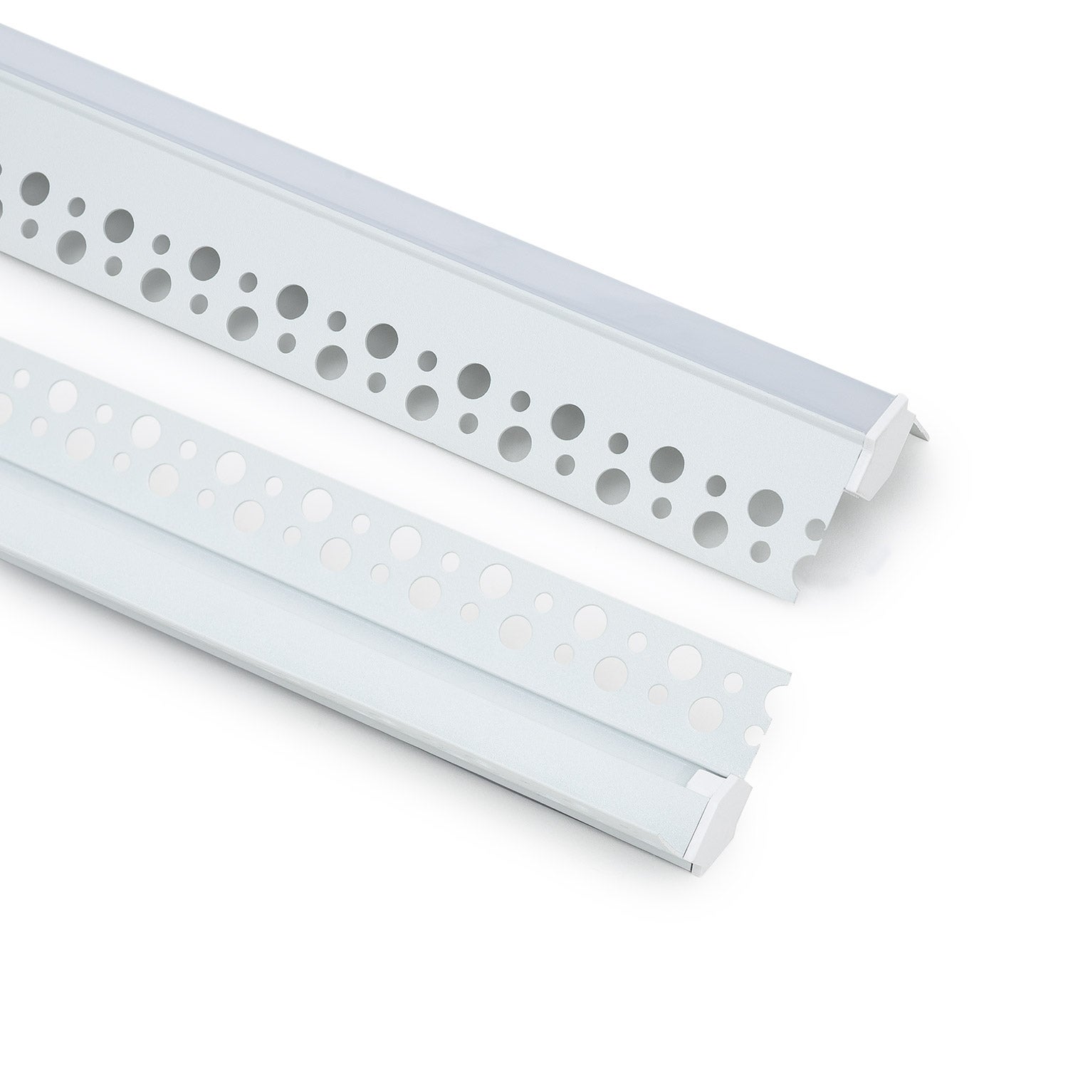 Ledkia Perfil Aluminio Integrado en Escayola/Pladur Esquina Arista Tira ...