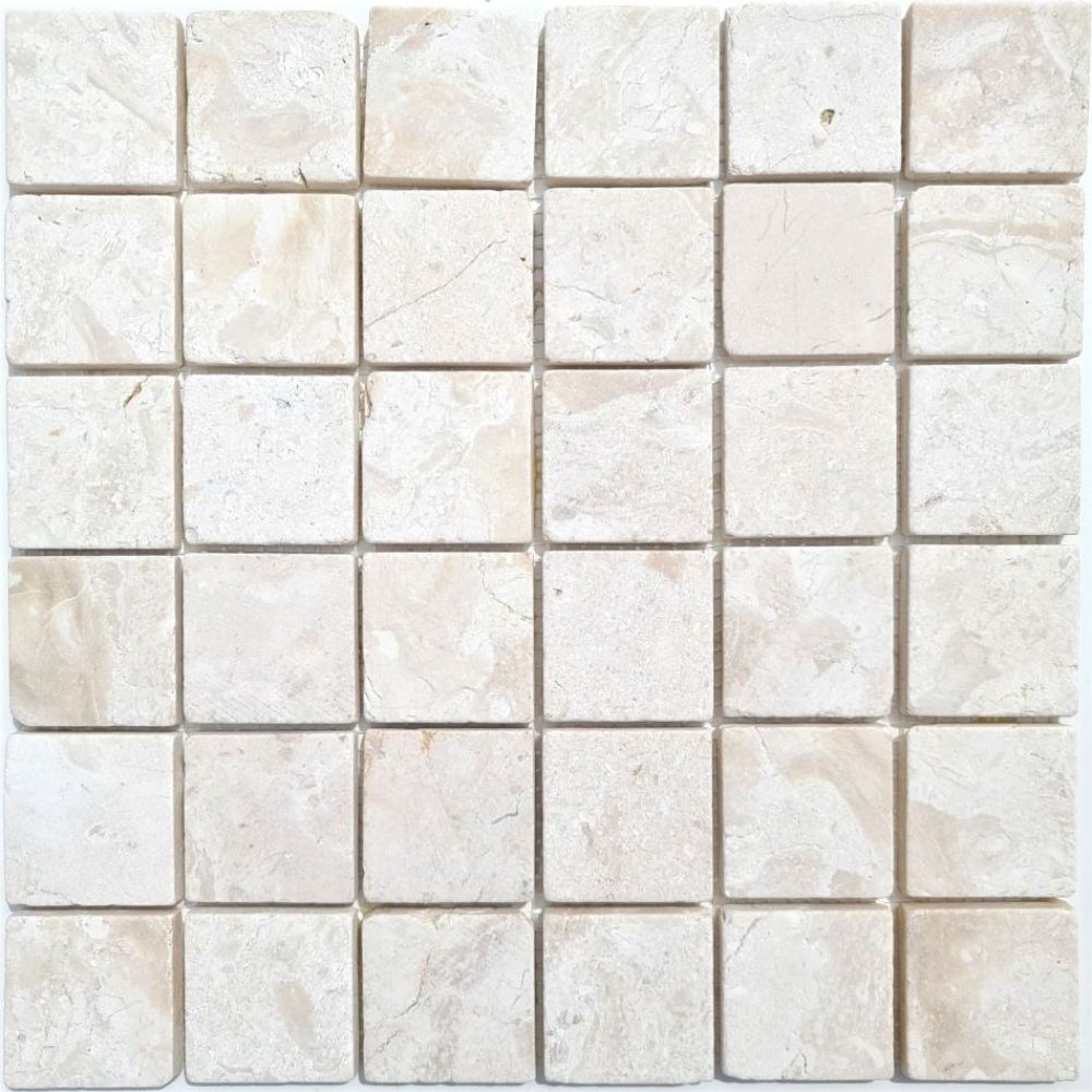 Mosaïque de marbre blanc opaque - 10 feuilles de mosaïque | Leroy Merlin