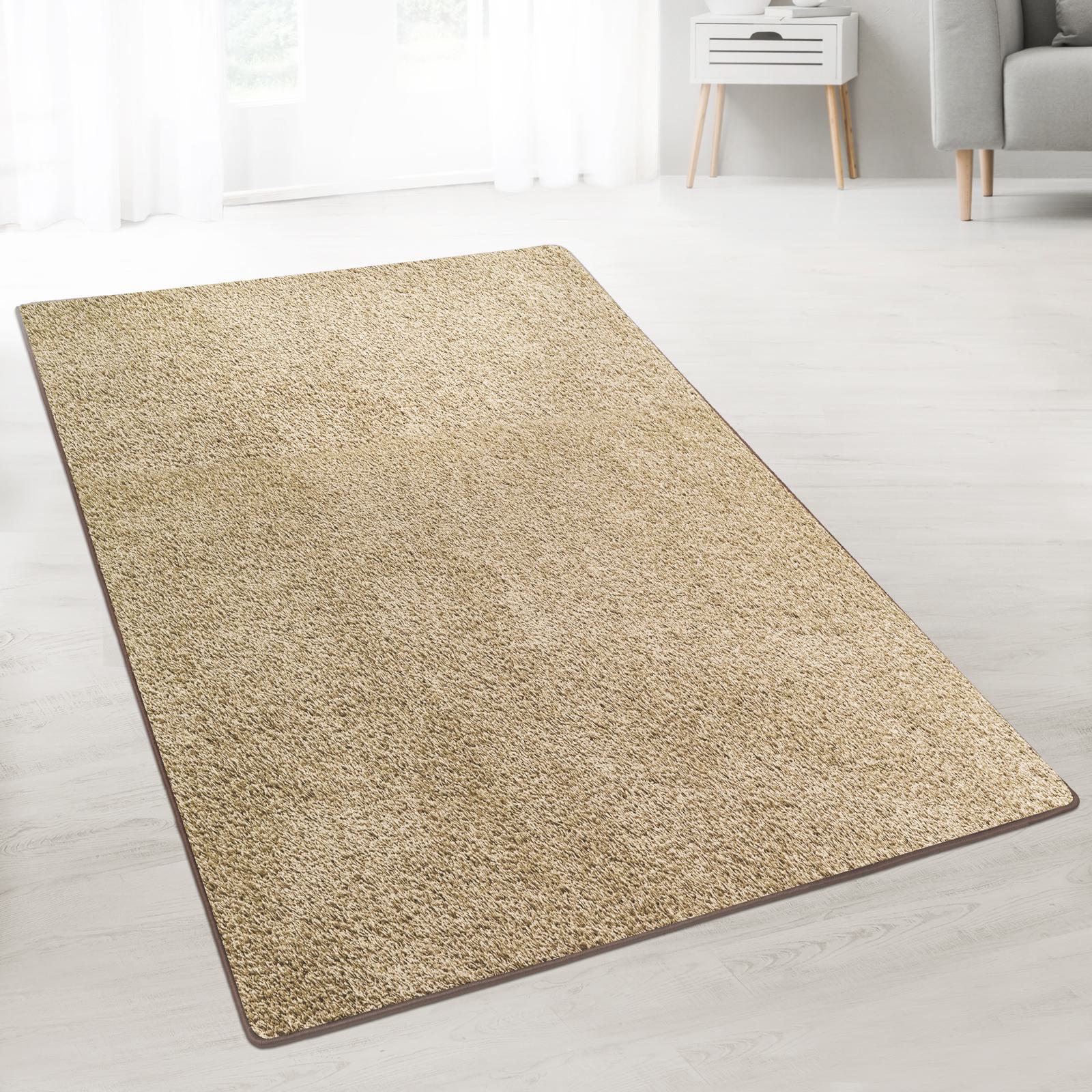 Tapis Shaggy Barcelona Beige 50 x 250 cm | Leroy Merlin