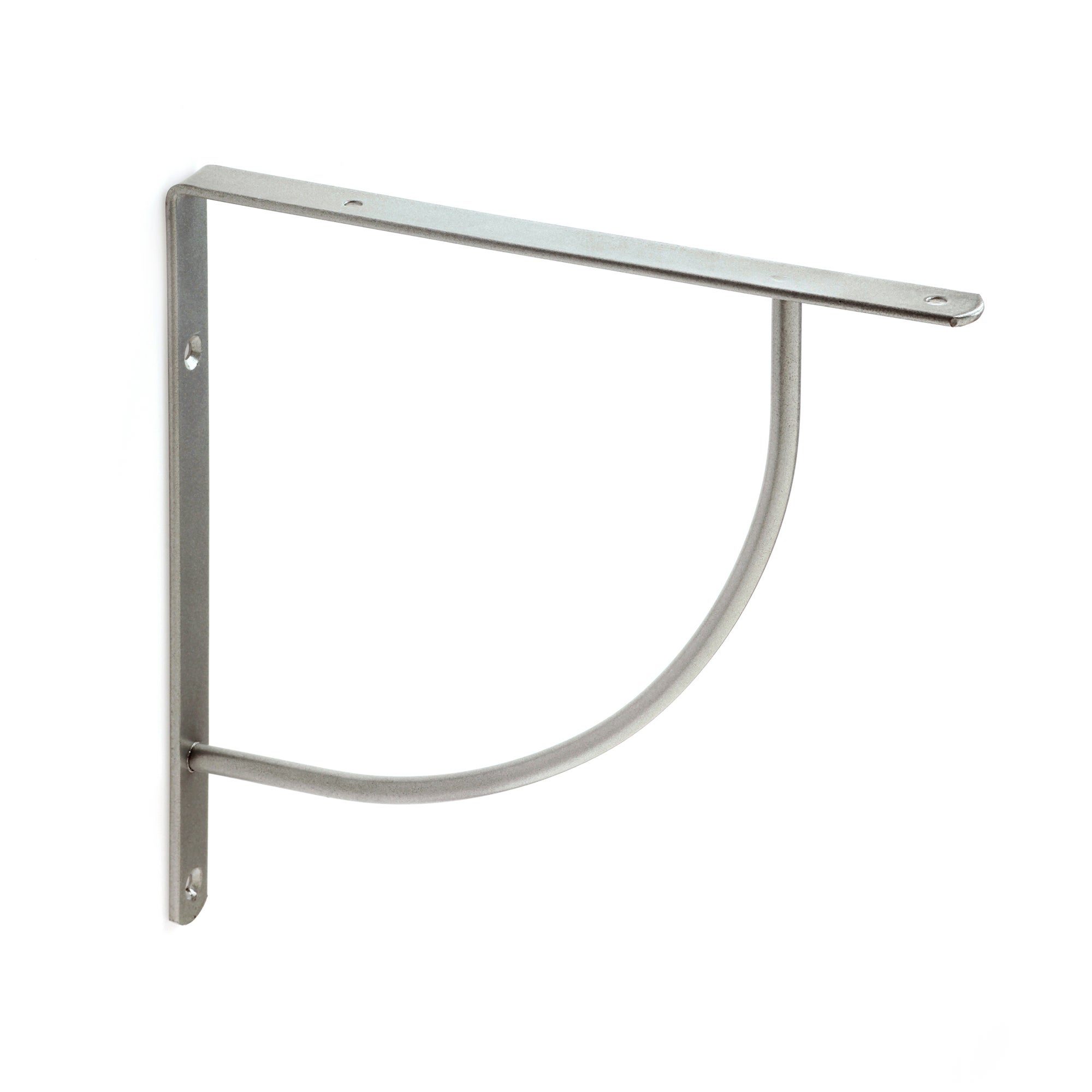 Support d'étagère en acier | Fini chromé mat liquide | Mesures 20*240 ...