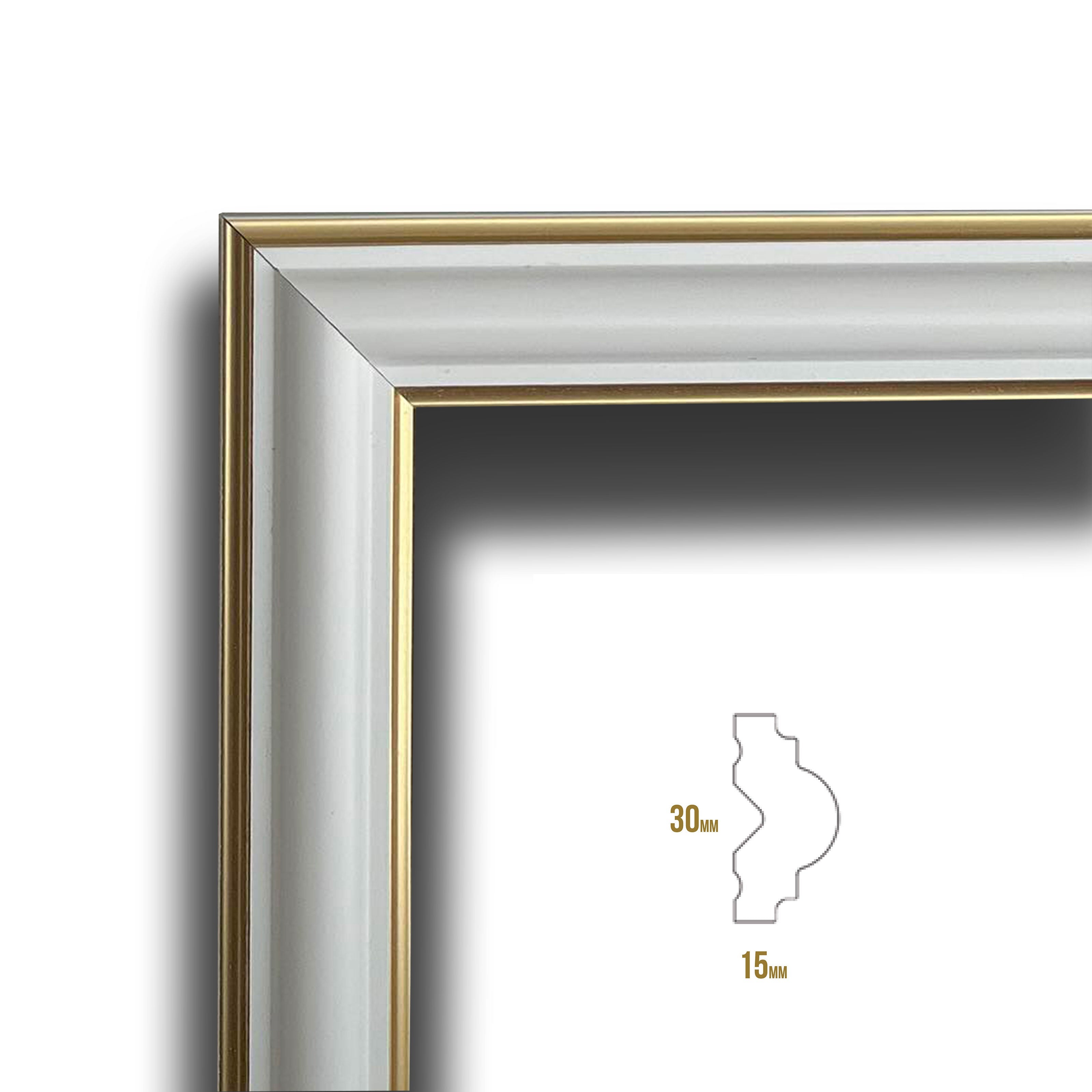 Cornice Bugna Preassemblata per Boiserie in polimeri linea GOLD (doppio ...