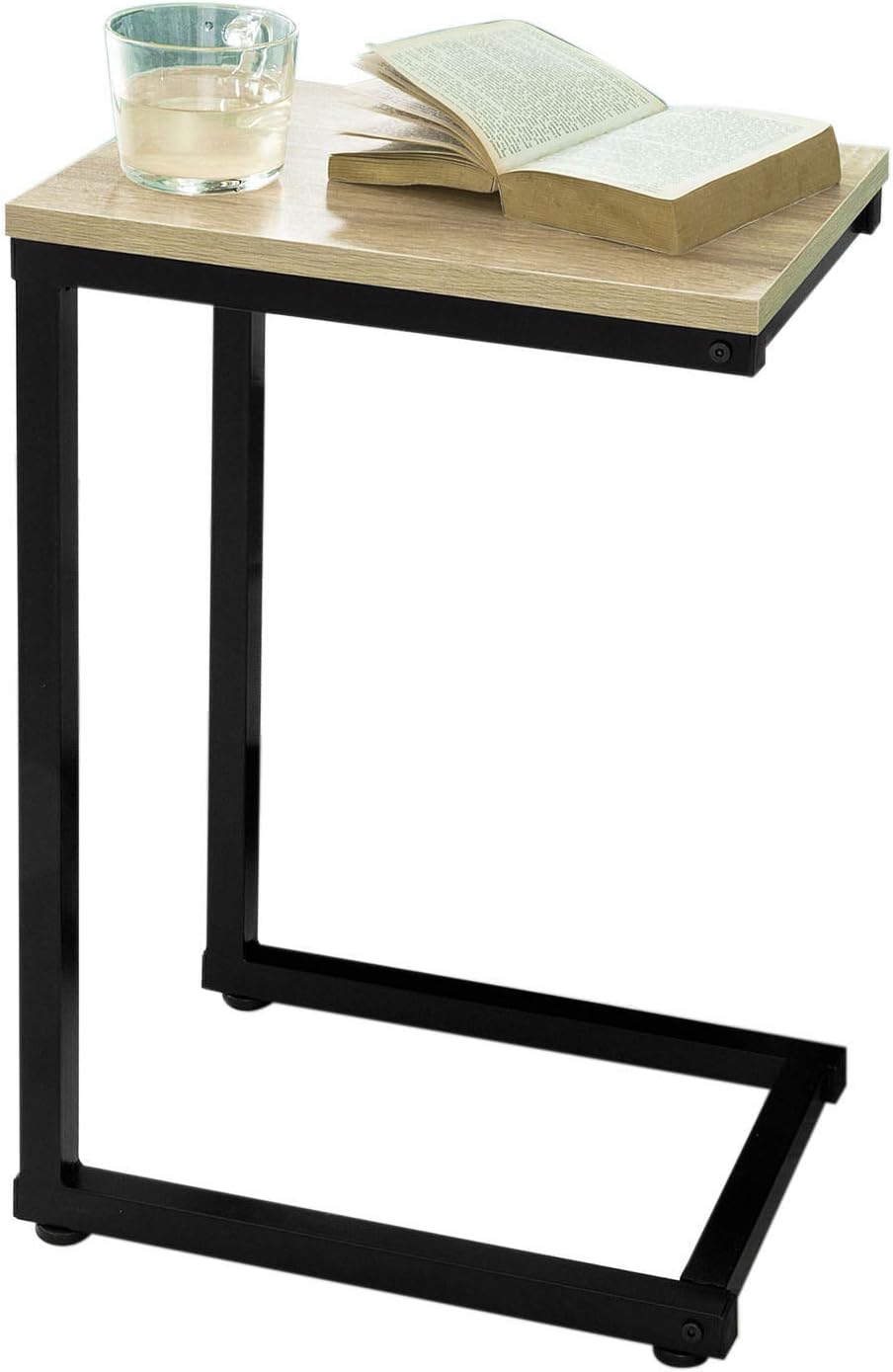 SoBuy Stolik boczny do sofy Stolik kawowy Regał do pomocniczy FBT44-N ...