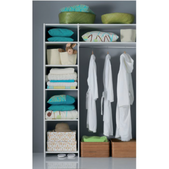 Armario compacto Prisme décor blanc SIFISA - sin cajones - AM7ST ...