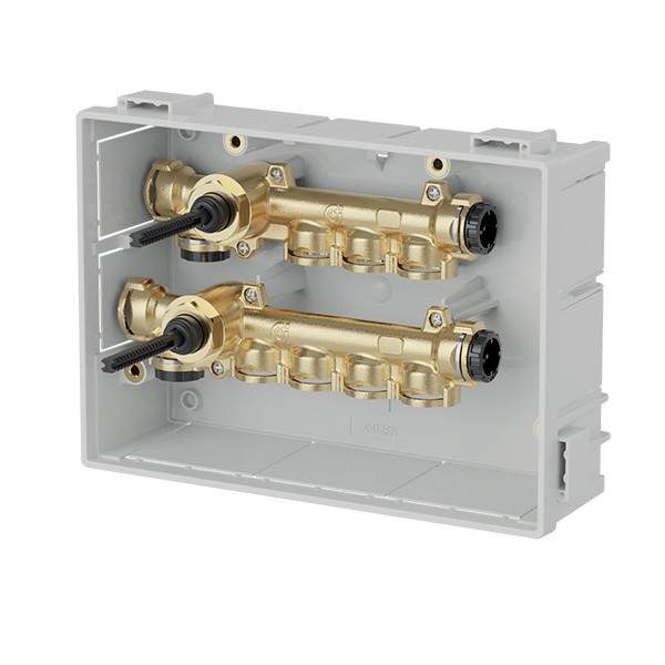 Collecteurs de distribution d’eau sanitaire pré-assemblés en coffret ...