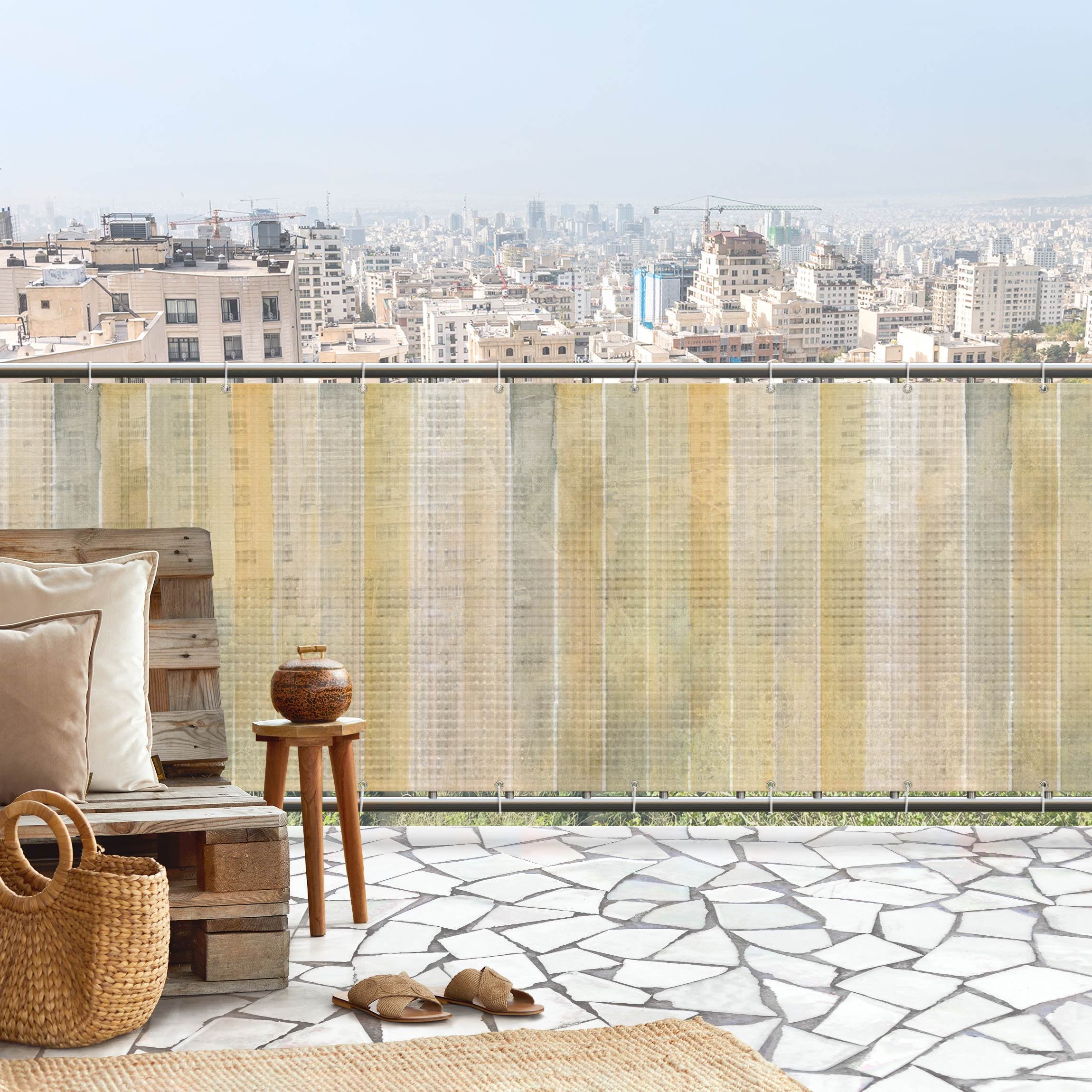 Brise-vue pour balcon - Frontières de rêve 400 x 130 cm | Leroy Merlin